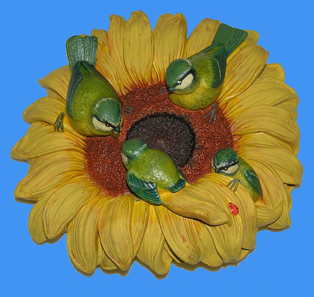 Vintage Bossons Birds & Sunflower Excellent Condition Made by - Etsy Canada