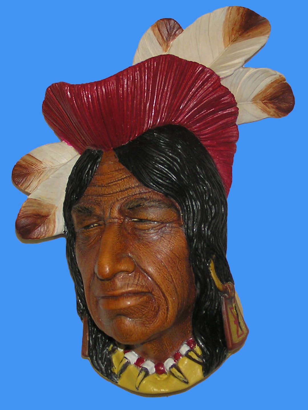 Vintage Bossons Bosson Head Temuseh Rare Pristine Condition Neatly ...