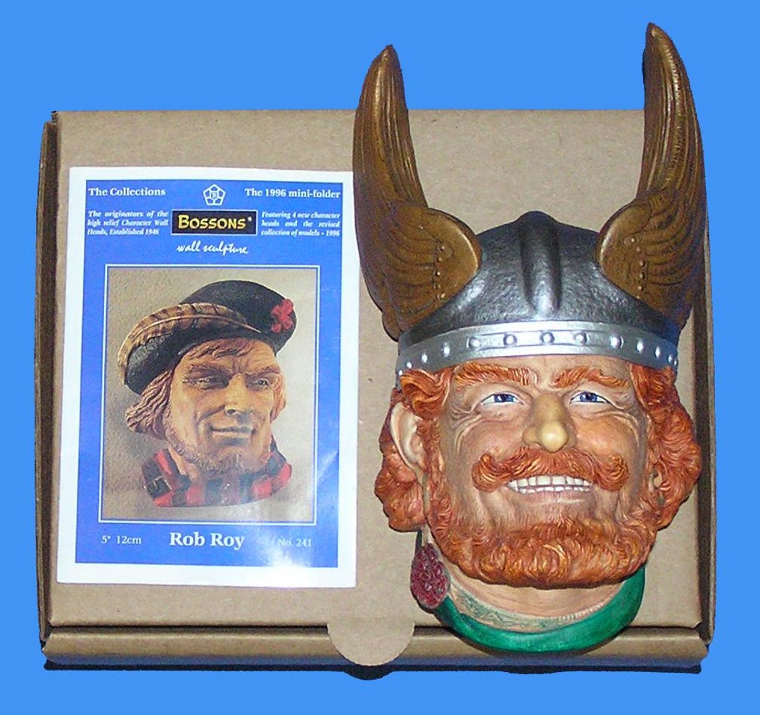 Vintage Bossons Bosson Head Rare Rolf Pristine Condition Neatly Stored ...