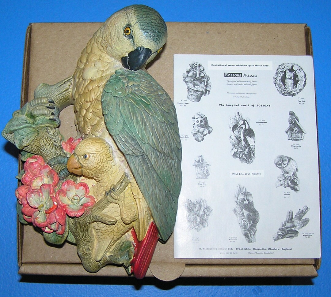 Vintage Bossons Bosson Head Very Good Condition Neatly Stored Parrots ...
