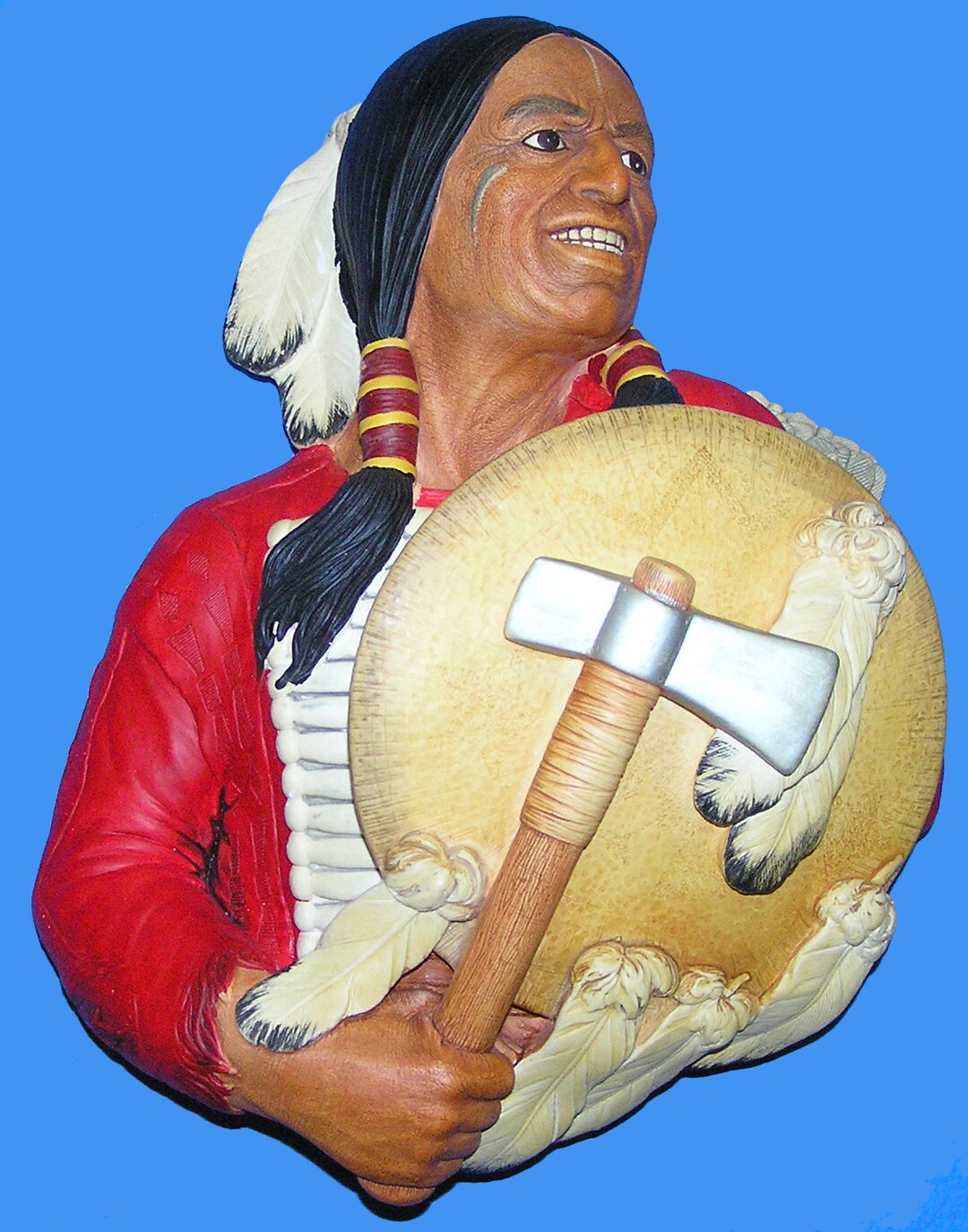 Vintage Large Bossons Head Cheyenne MINT IN BOX With Tag & Brochure ...