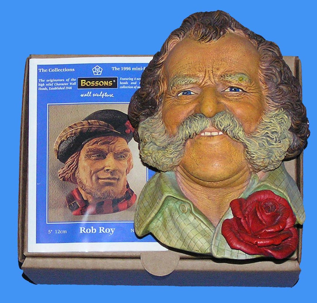 Vintage Bossons Bosson Head Rare Harry Wheatcroft Pristine Condition ...