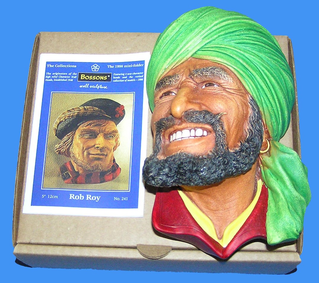 Vintage Bossons Bosson Head Rare Punjabi Pristine Condition Neatly ...