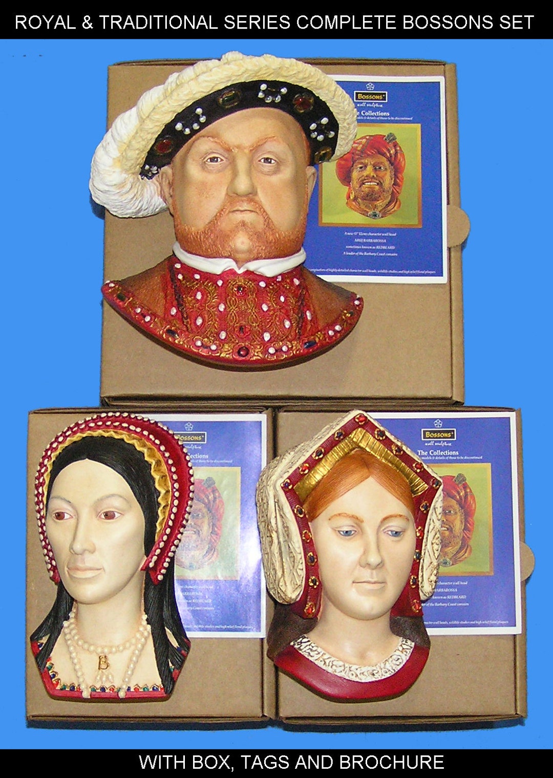 Vintage Bossons Bosson Neatly Stored Royal & Traditional Series Set ...