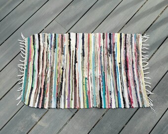 Vintage Rag Rug - Etsy
