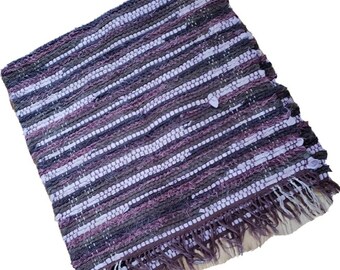 Purple Rag Rug - Etsy