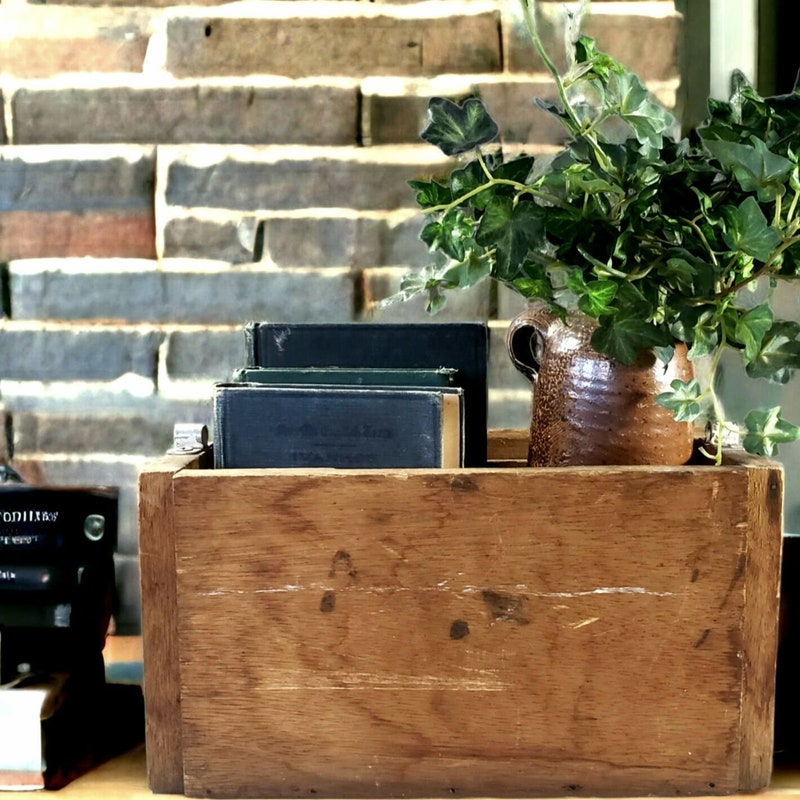 Rustic Wood Box - Etsy