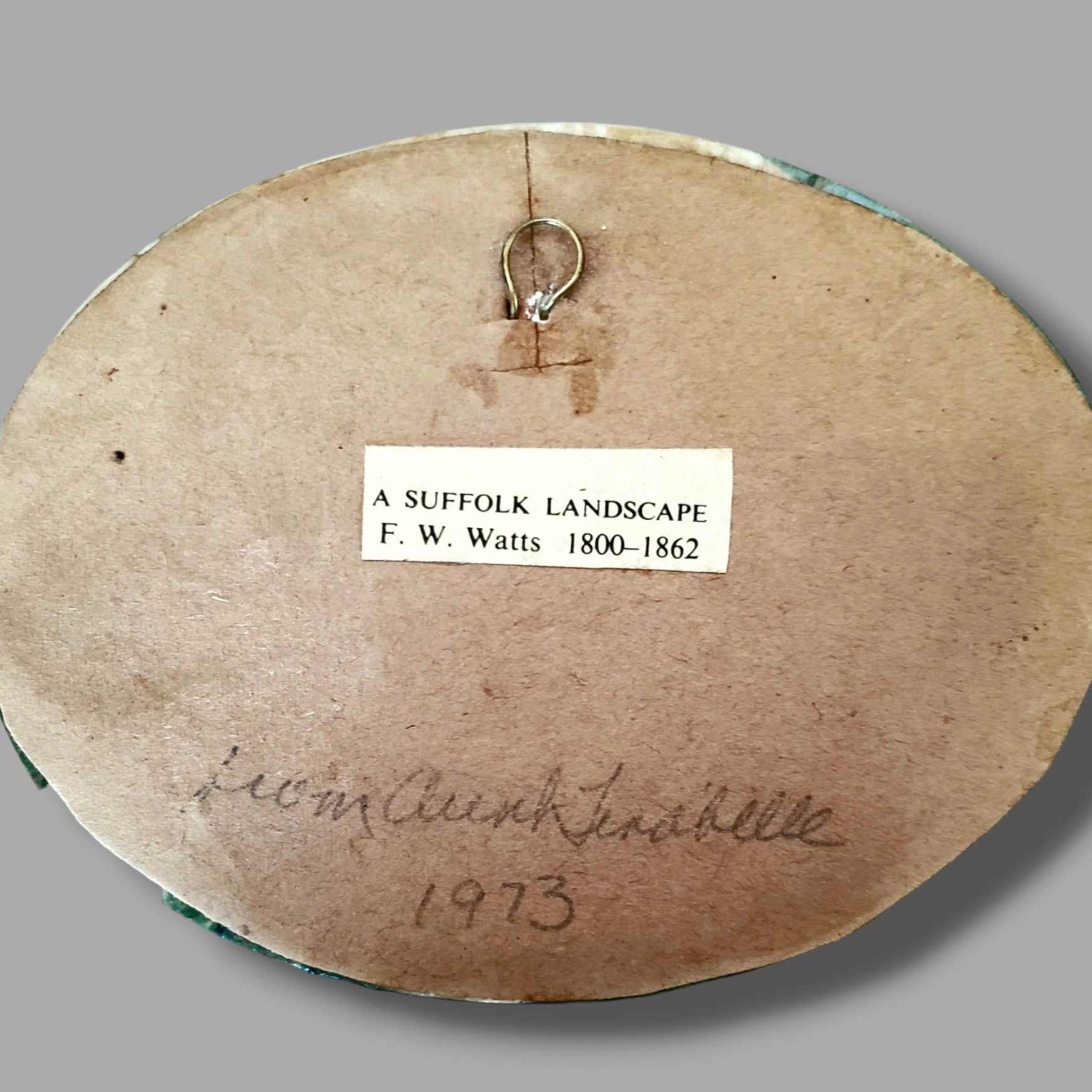 Four Petite Vintage English Countryside Prints, Plaster Wall Plaques ...