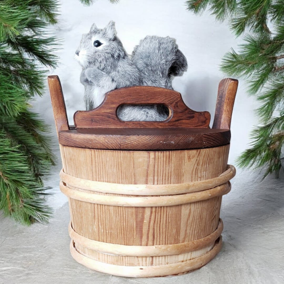 Vintage Scandinavian Butter Bucket, Rustic Finnish Folk Art - Etsy