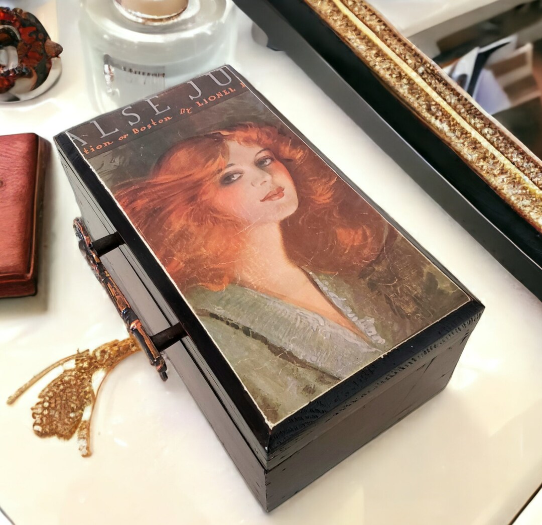 Artisan Upcycled Vintage Dresser Box - Etsy