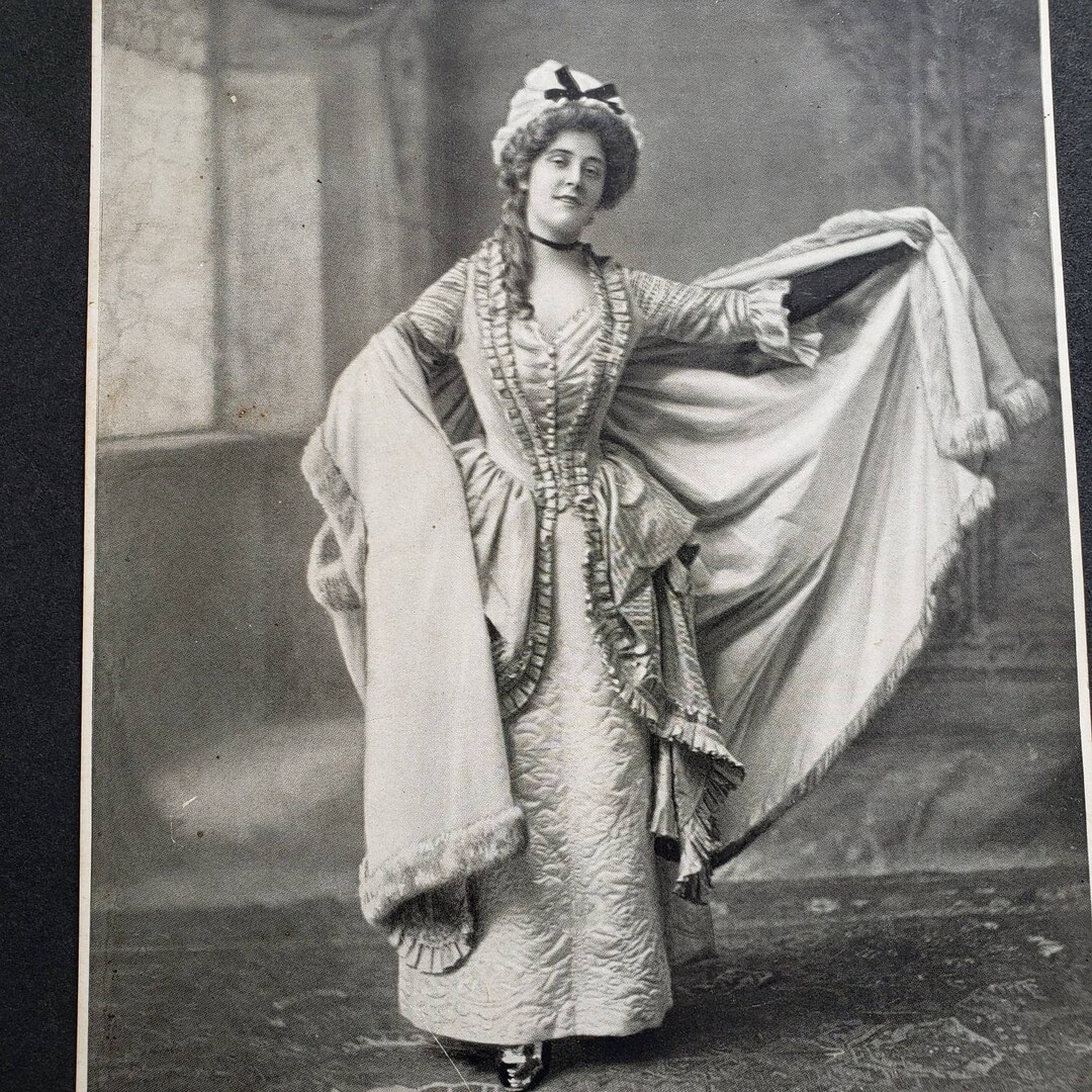 RARE Two Antique Platinograph Photos, Actress Mary Mannering, 1901 ...