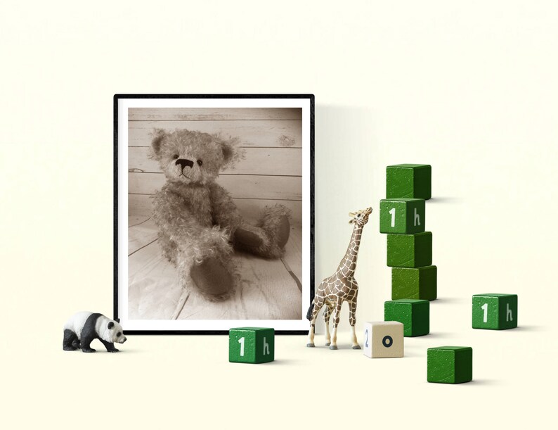 Teddy Bear Nursery Wall Art Teddy Bear Poster, PRINTABLE, Bear Nursery ...