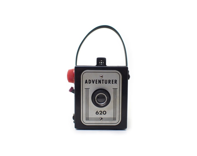 1950s Vintage Box Camera Adventurer 620 Film Camera, Mid Century Art ...