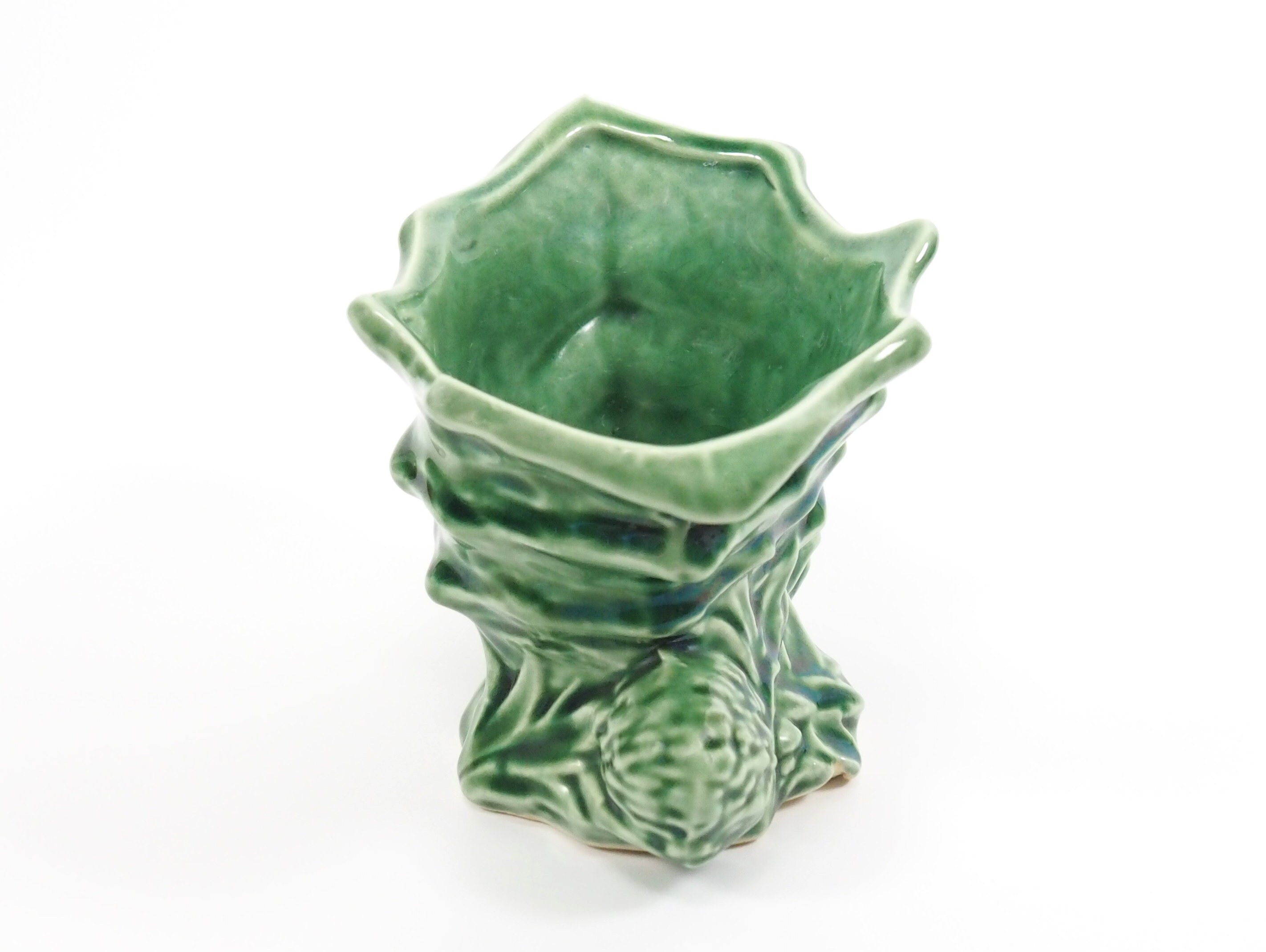 Vintage Mccoy Pottery Green Cornucopia Planter 1940s Retro - Etsy