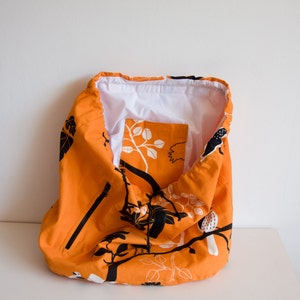 Orange Birds Trees Backpack for KIDS, Children's Preschool Backpack ...