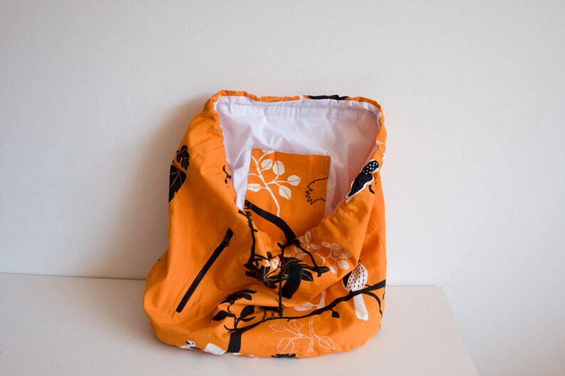 Orange Birds Trees Backpack for KIDS, Children's Preschool Backpack ...