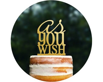 Quote cake topper | Etsy