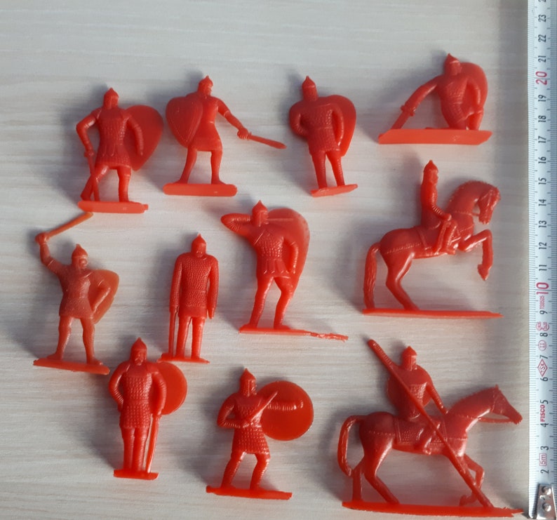 Vintage Russian Army Soldiers Play Set Soviet Toys USSR Very Rare ...