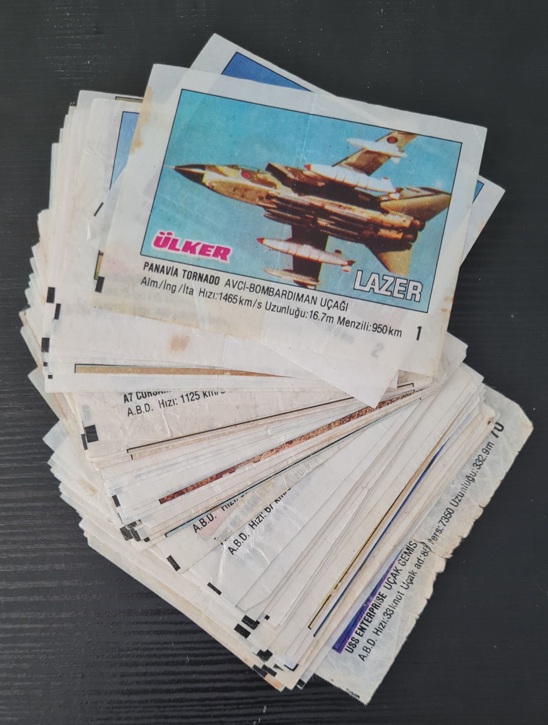 Lazer Big Wrappers, Left Inscription, Complete Collection 70 Pcs Ulker ...