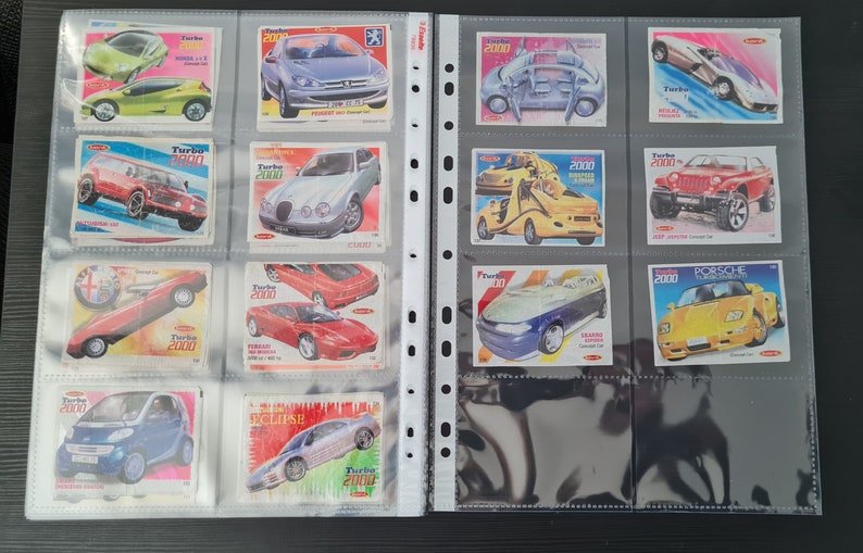Turbo 2000 71-140 Chewing GUM Wrapper Inserts Complete Full SET ...