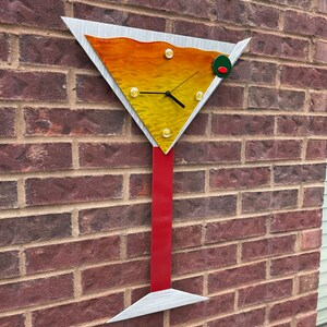 Martini Clock Burgundy Edition A Martini and a Clock Who Doesn't Love ...