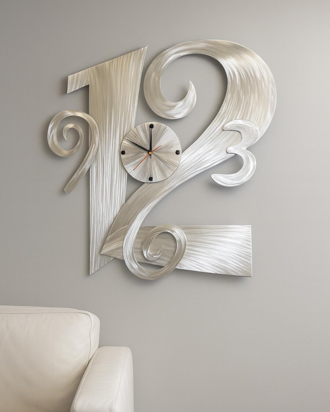 Big Time 3ft X 2ft Large Modern, Contemporary Clock by Artist Tony ...