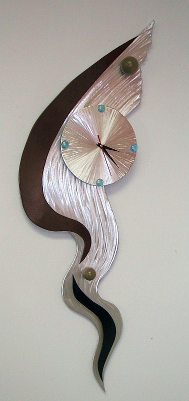 Contemporary Clock Design by Artist Tony Viscardi - Etsy