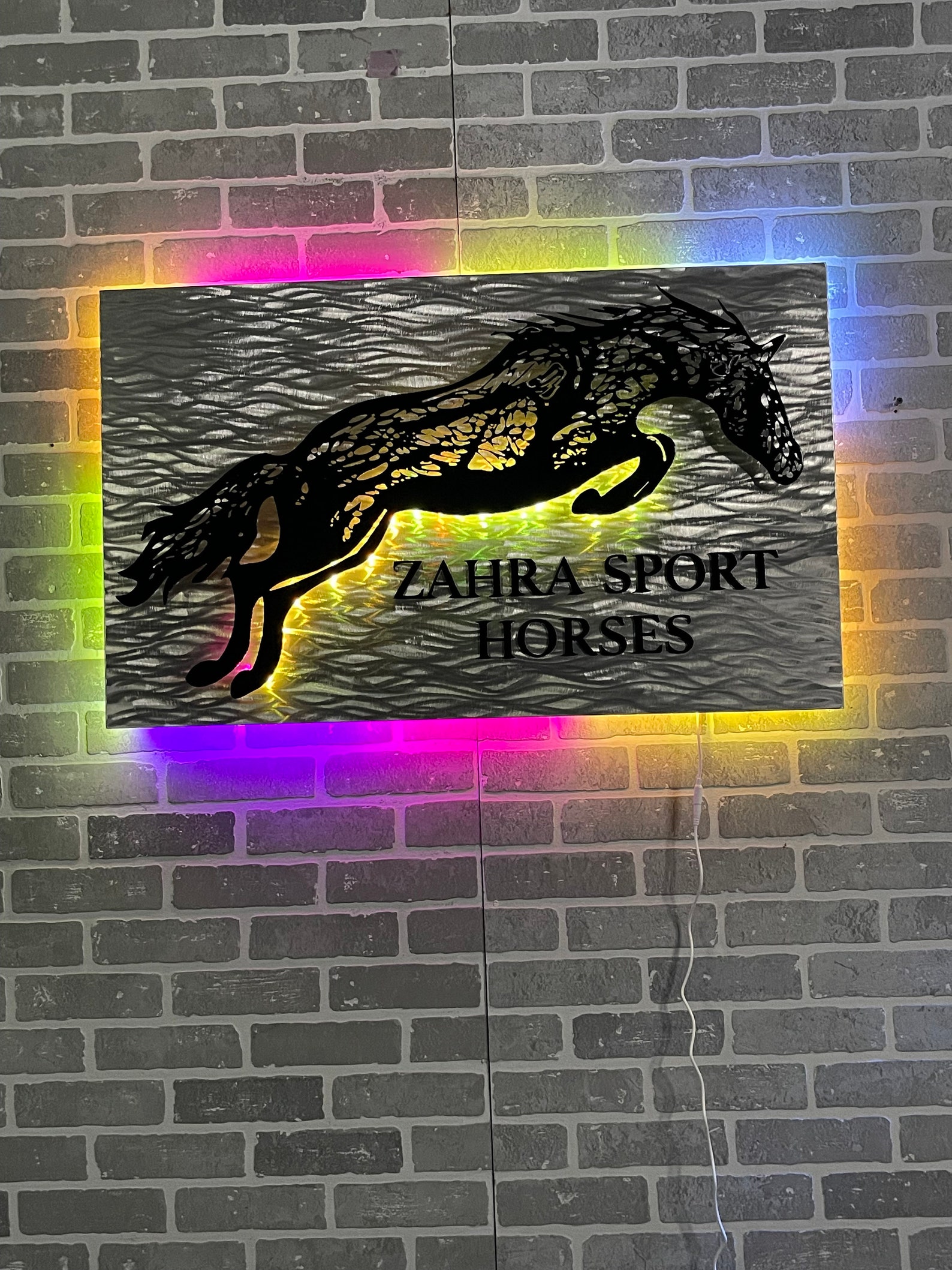 Custom LED Logo Sign With Your Logo 3ft X 2ft - Etsy