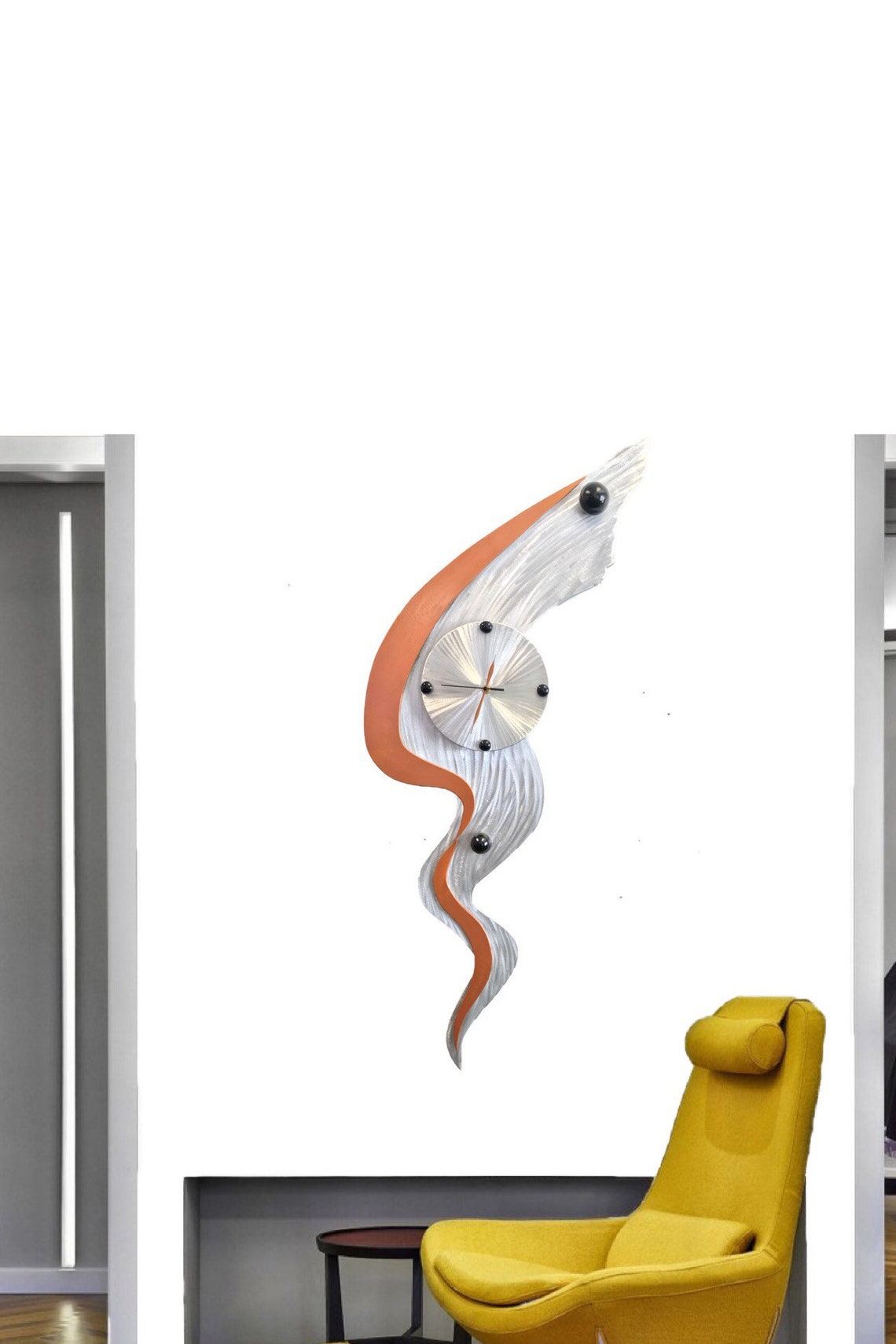 Contemporary Clock Design by Artist Tony Viscardi - Etsy