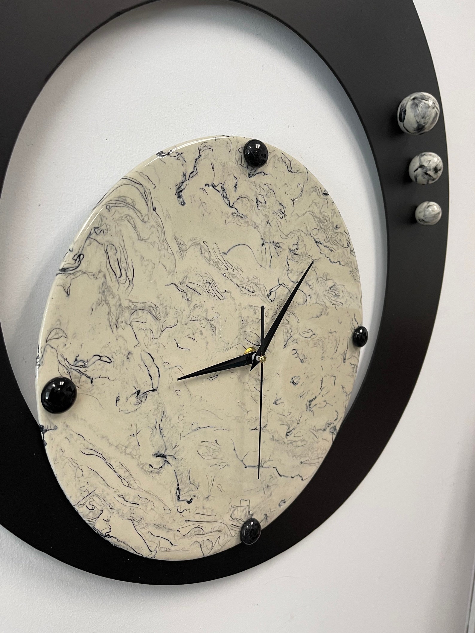 Full Circle Time Contemporary Clock - Etsy