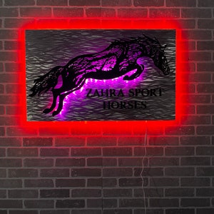 Custom LED Logo Sign With Your Logo 3ft X 2ft - Etsy