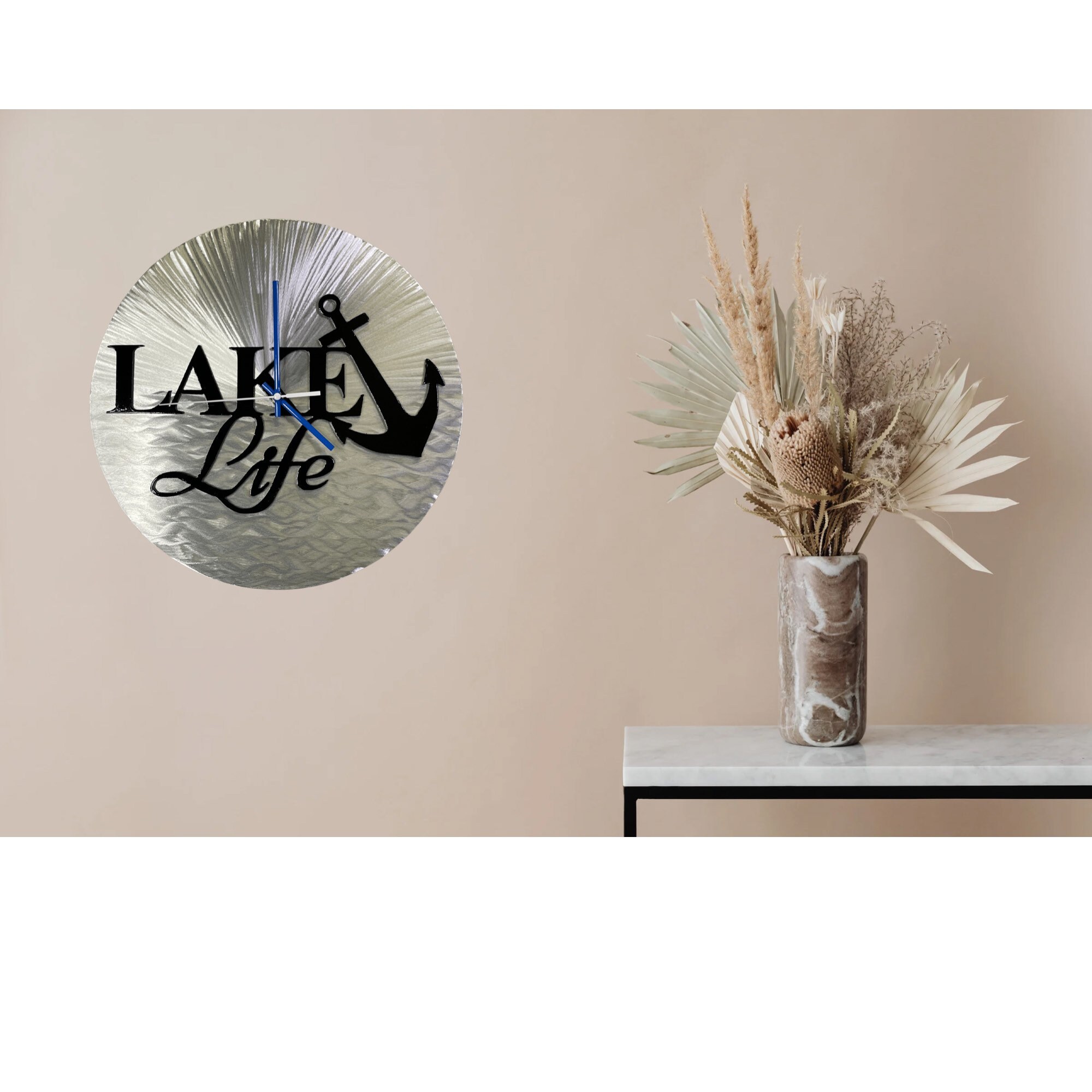 Lake Life Art Clock - Etsy