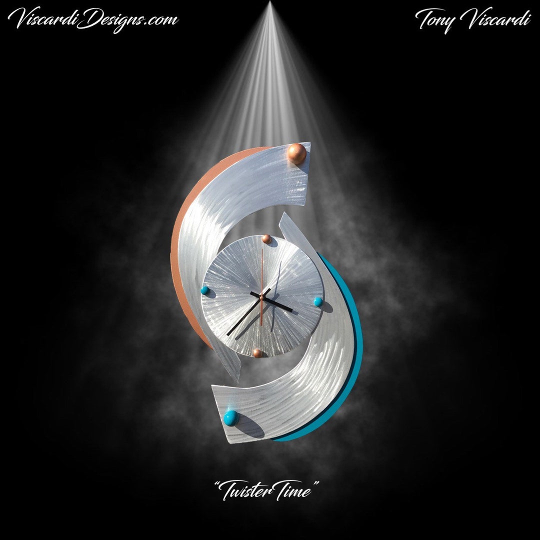 Twistertime2 Contemporary Modern Clock - Etsy