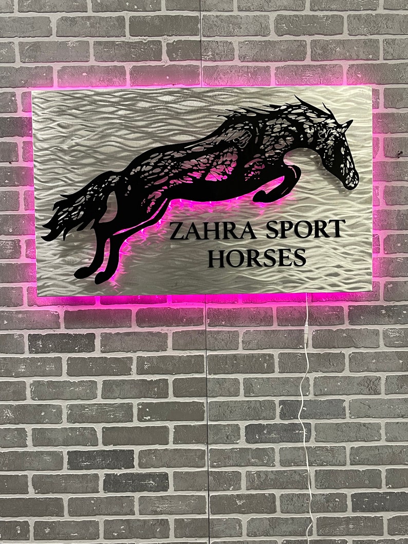 Custom LED Logo Sign With Your Logo 3ft X 2ft - Etsy