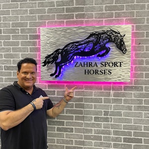 Custom LED Logo Sign With Your Logo 3ft X 2ft - Etsy