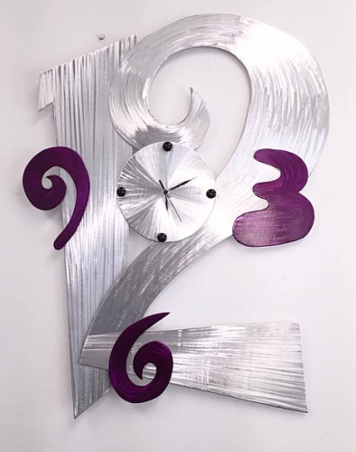 Big Time Purple Large 3ftx2ft Clock - Etsy