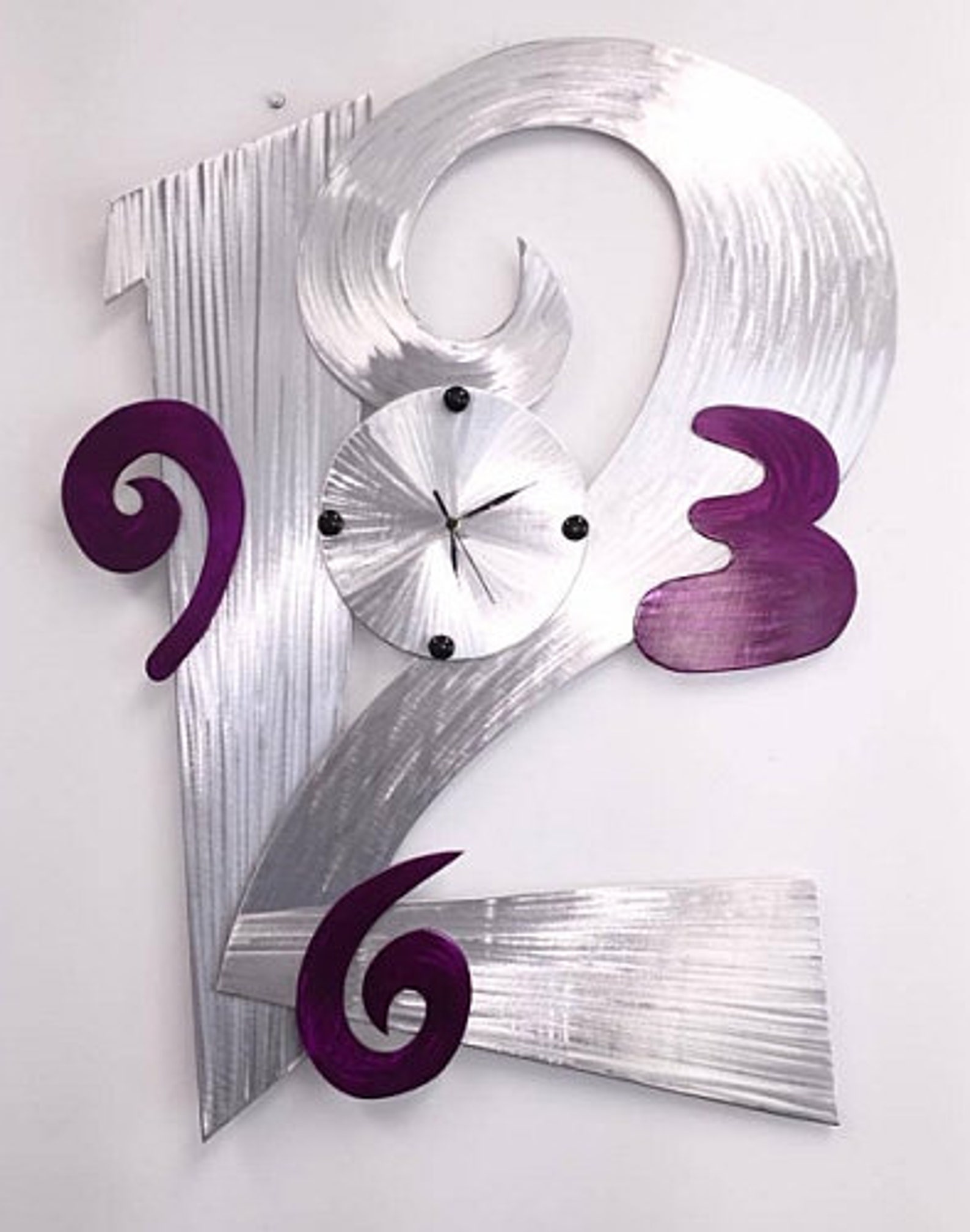 Big Time Purple Large 3ftx2ft Clock - Etsy