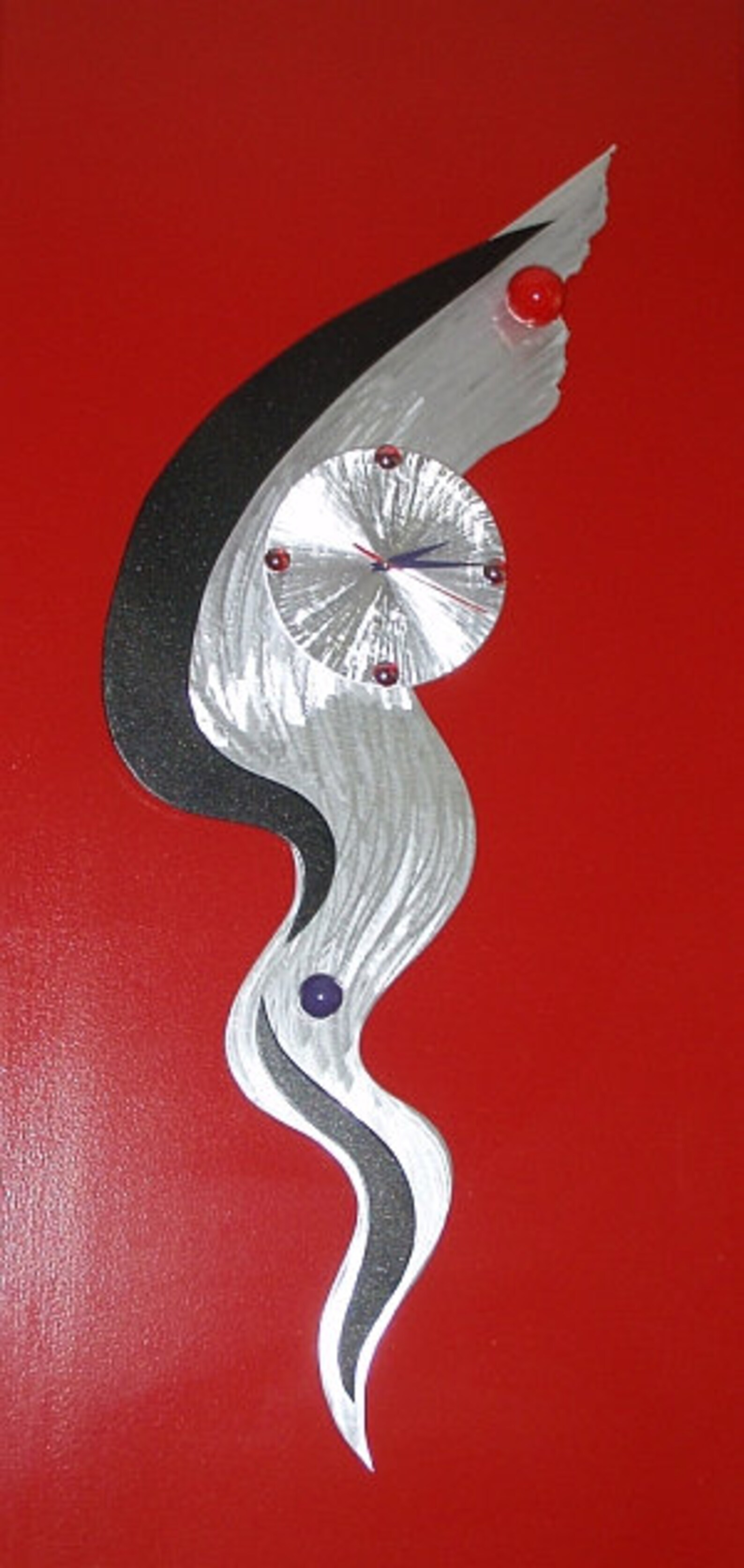 Contemporary Clock Design by Artist Tony Viscardi - Etsy