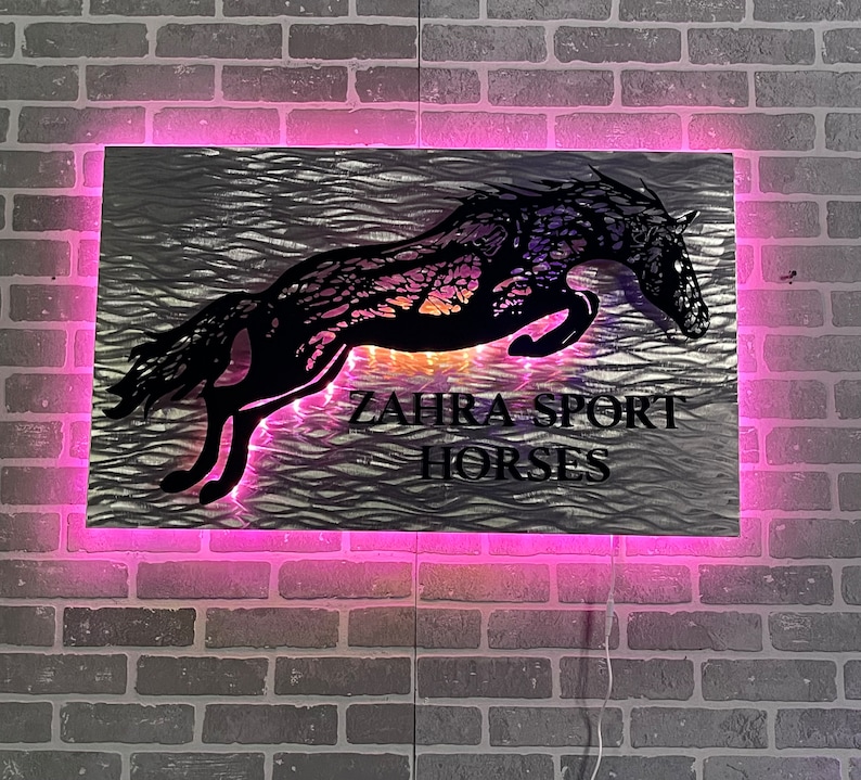 Custom LED Logo Sign With Your Logo 3ft X 2ft - Etsy