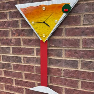 Martini Clock Burgundy Edition A Martini and a Clock Who Doesn't Love ...