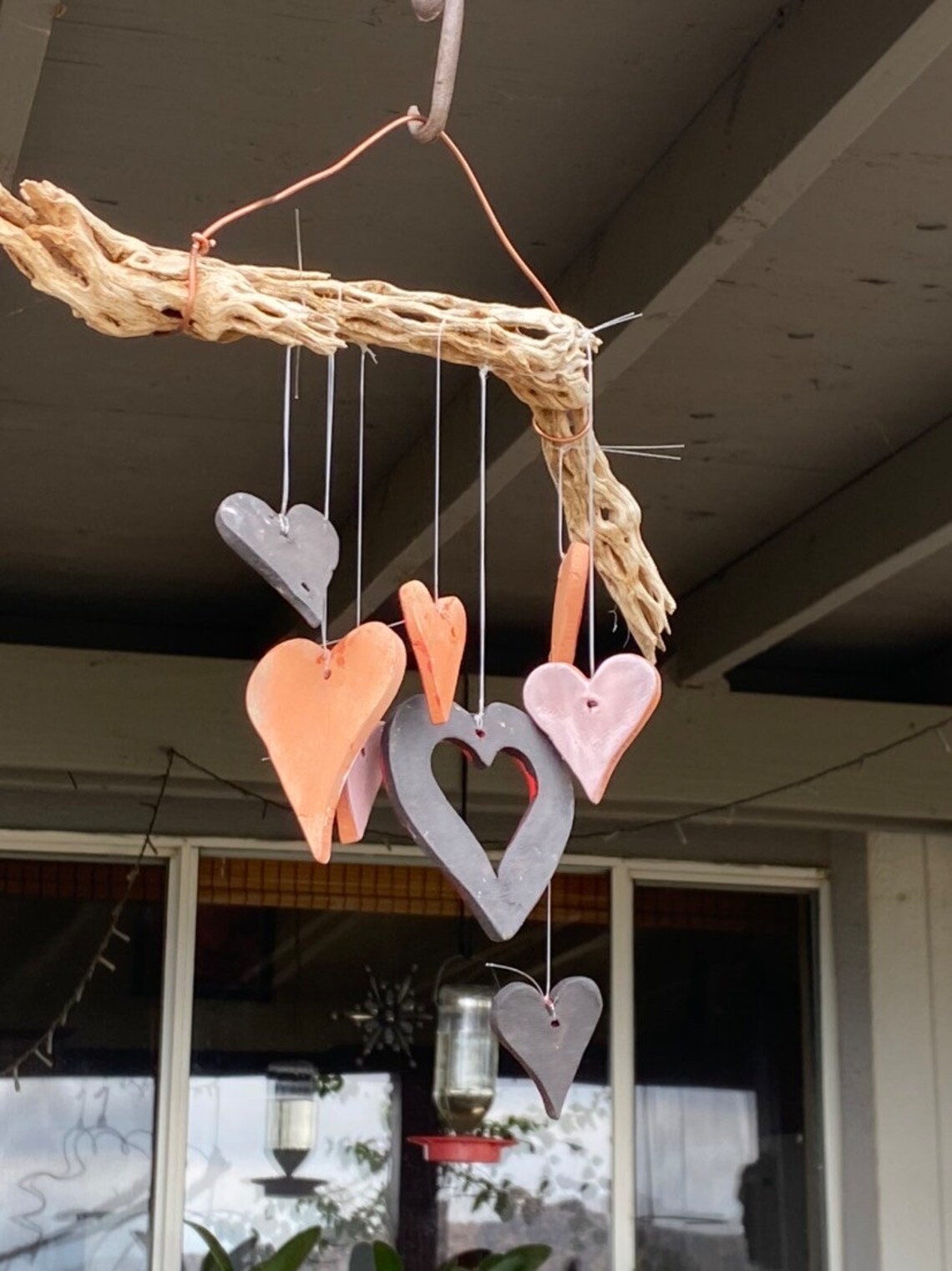 HEART WIND CHIME - Etsy