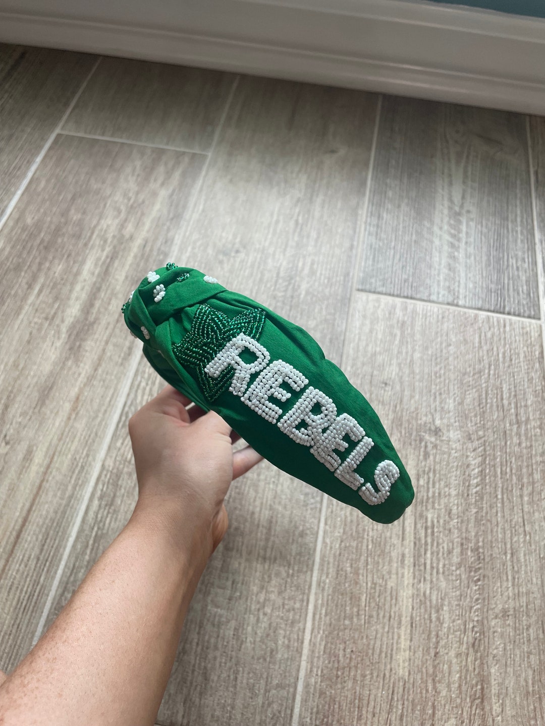 Rebels Cheer Beaded Headband - Etsy