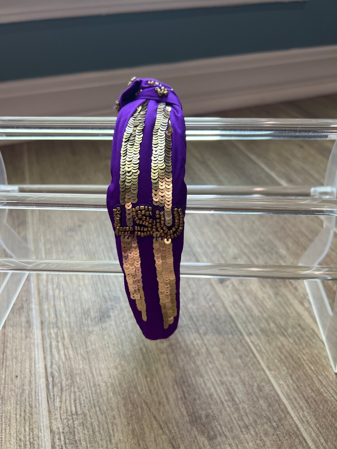 LSU Tigers Sequin Headband LSU - Etsy