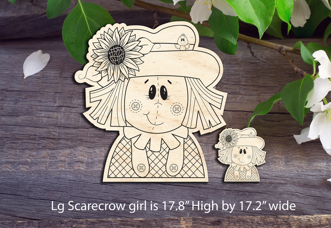 Scarecrow Girl V2 Laser Pattern - Etsy