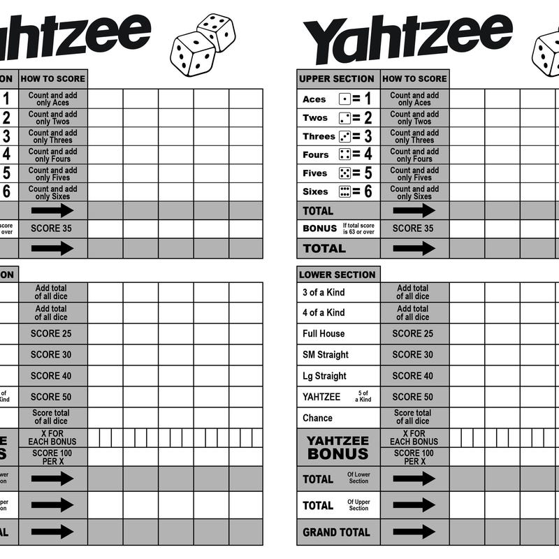 Yahtzee - Etsy