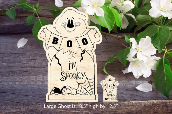 Ghost Sign Laser Cutting Pattern - Etsy