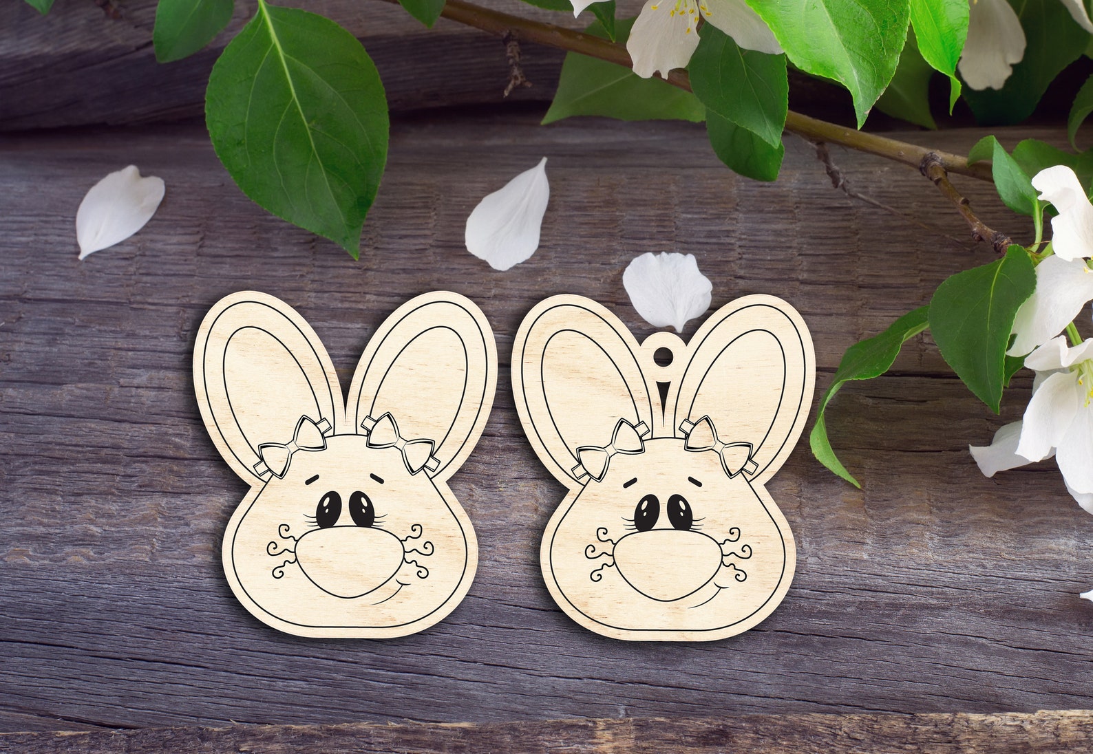 Easter Bunnies - Laser Cut Patterns - Etsy