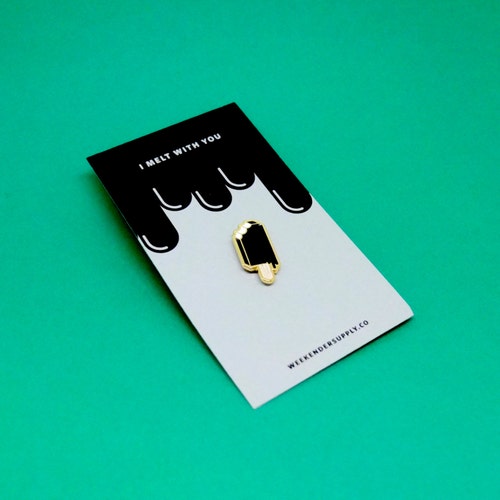 Tshirt Enamel Pin/lapel Pin/black and White Enamel Pin/fashion | Etsy