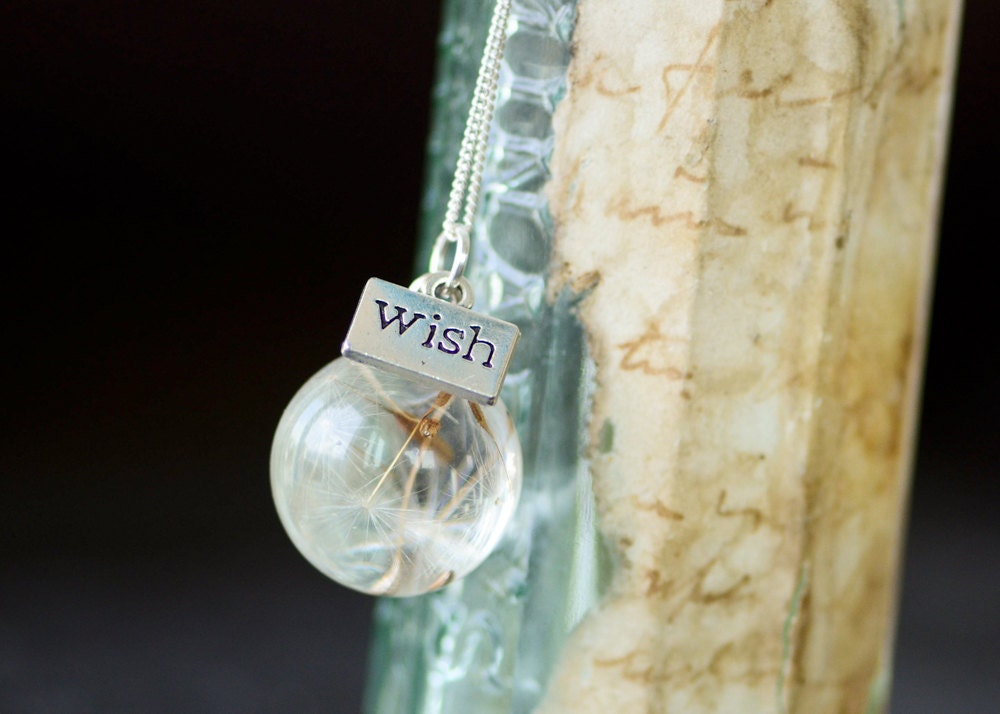 Dandelion Wish Necklace - Etsy Canada