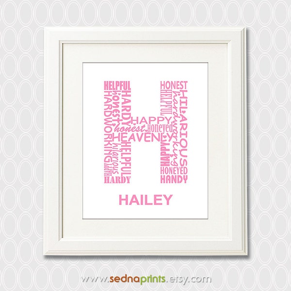 Initial Wall Art - Etsy